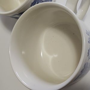 Churchill Blue Willow | Kitchen | Churchill Willow Blue Breakfast Cups ...